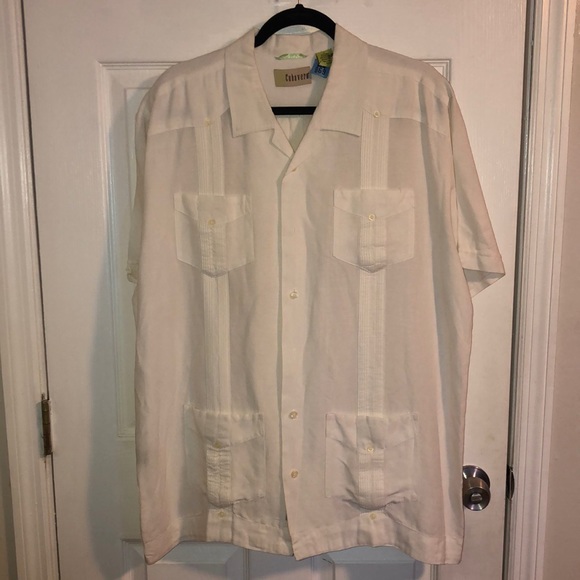 Cubavera | Shirts | Mens Guayabera Button Up Shirt | Poshmark